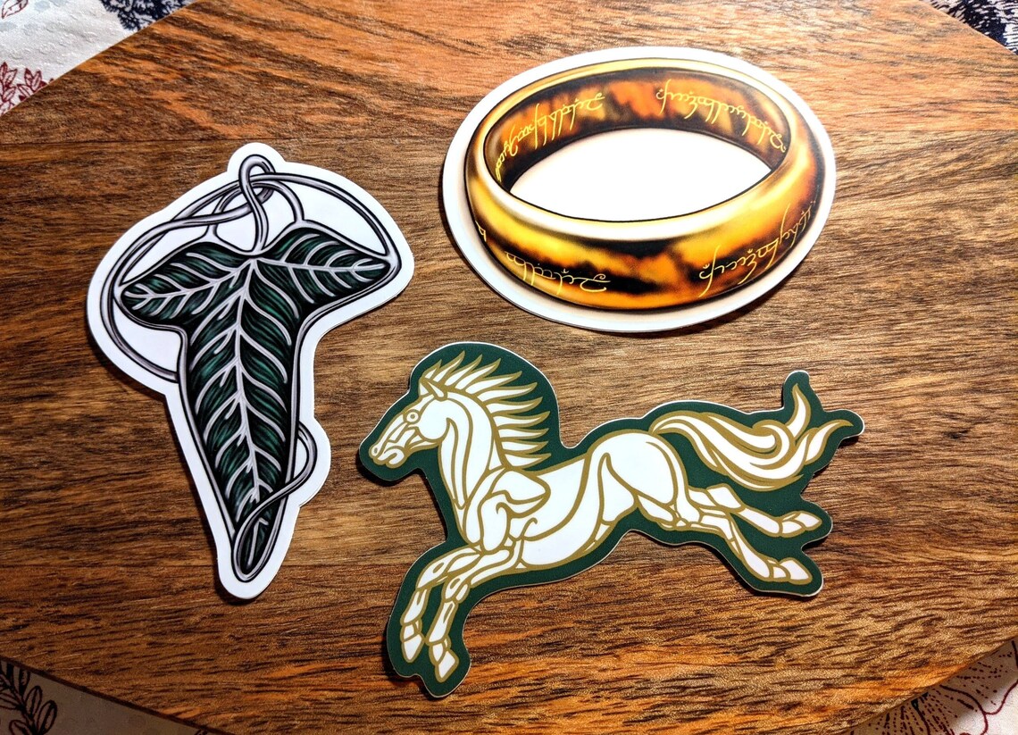 Lord of the Rings LOTR Vinyl Sticker Collection Bundle of | Etsy