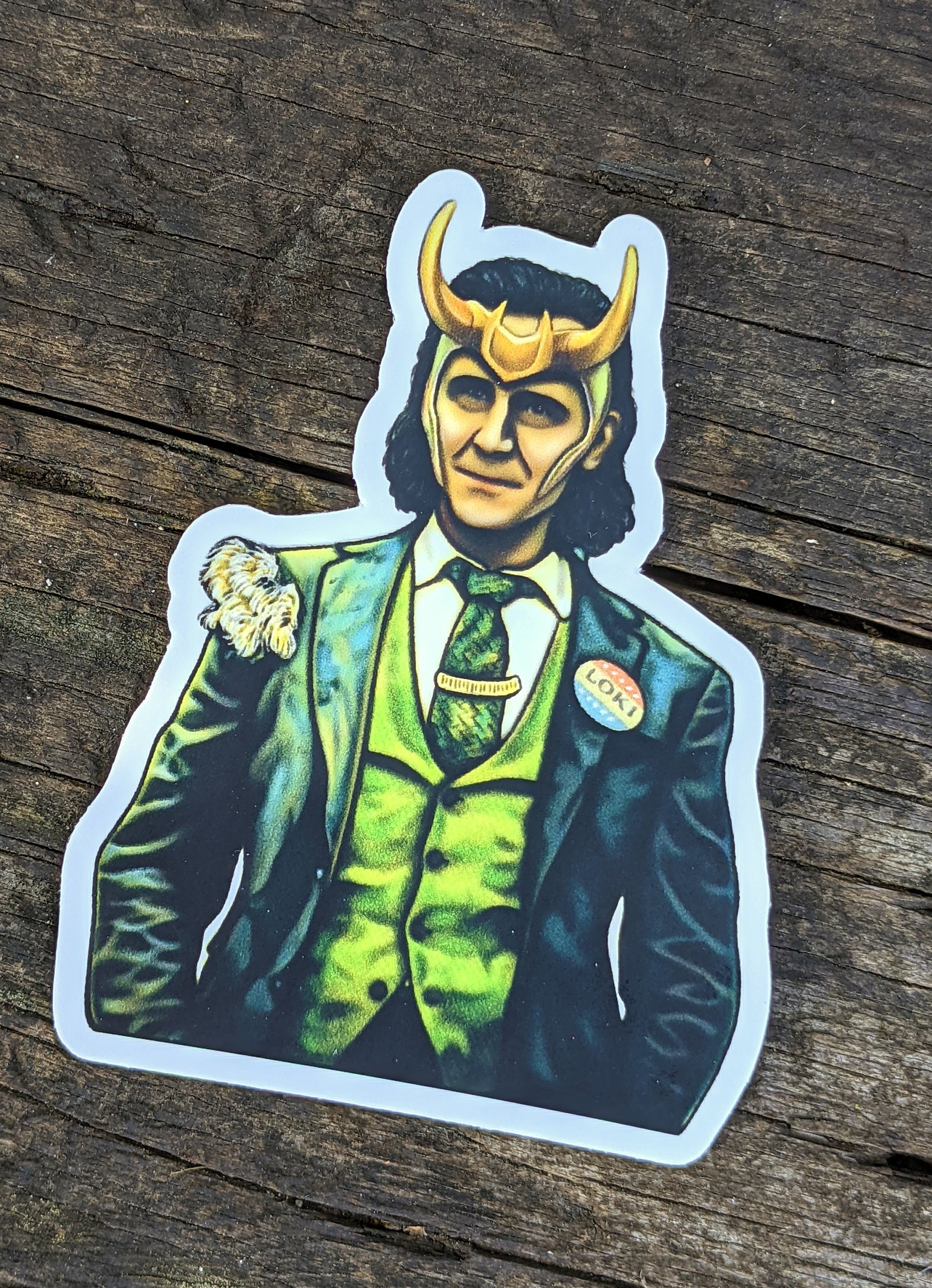 Loki Series Two Variants Vinyl Stickers | Etsy