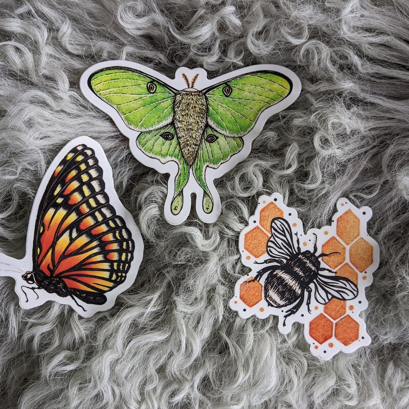 Pollinator Sticker - Etsy