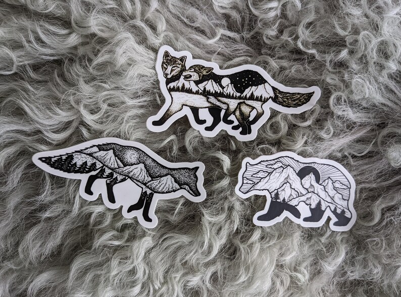 Carnivores Vinyl Sticker Collection Bundle of 3 - Etsy