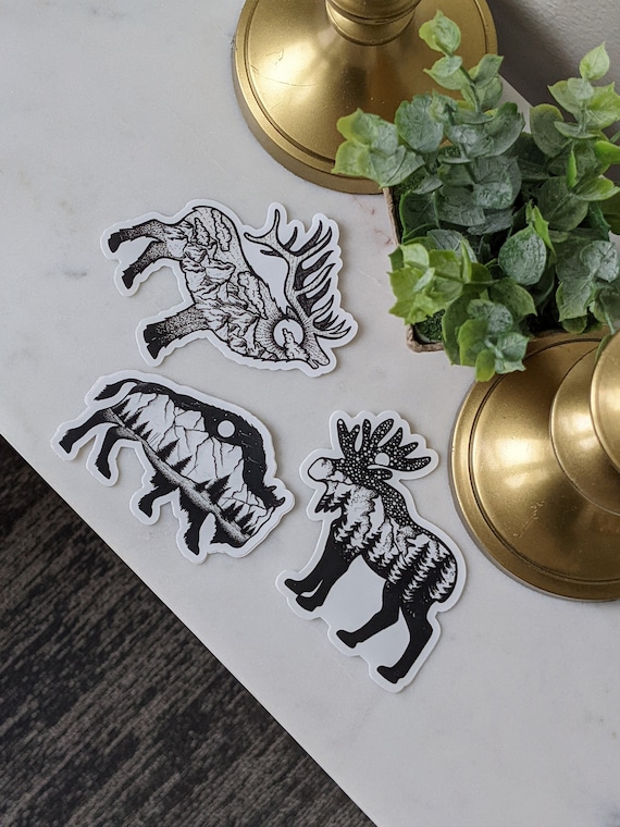Herbivores Vinyl Sticker Collection Bundle of 3 - Etsy