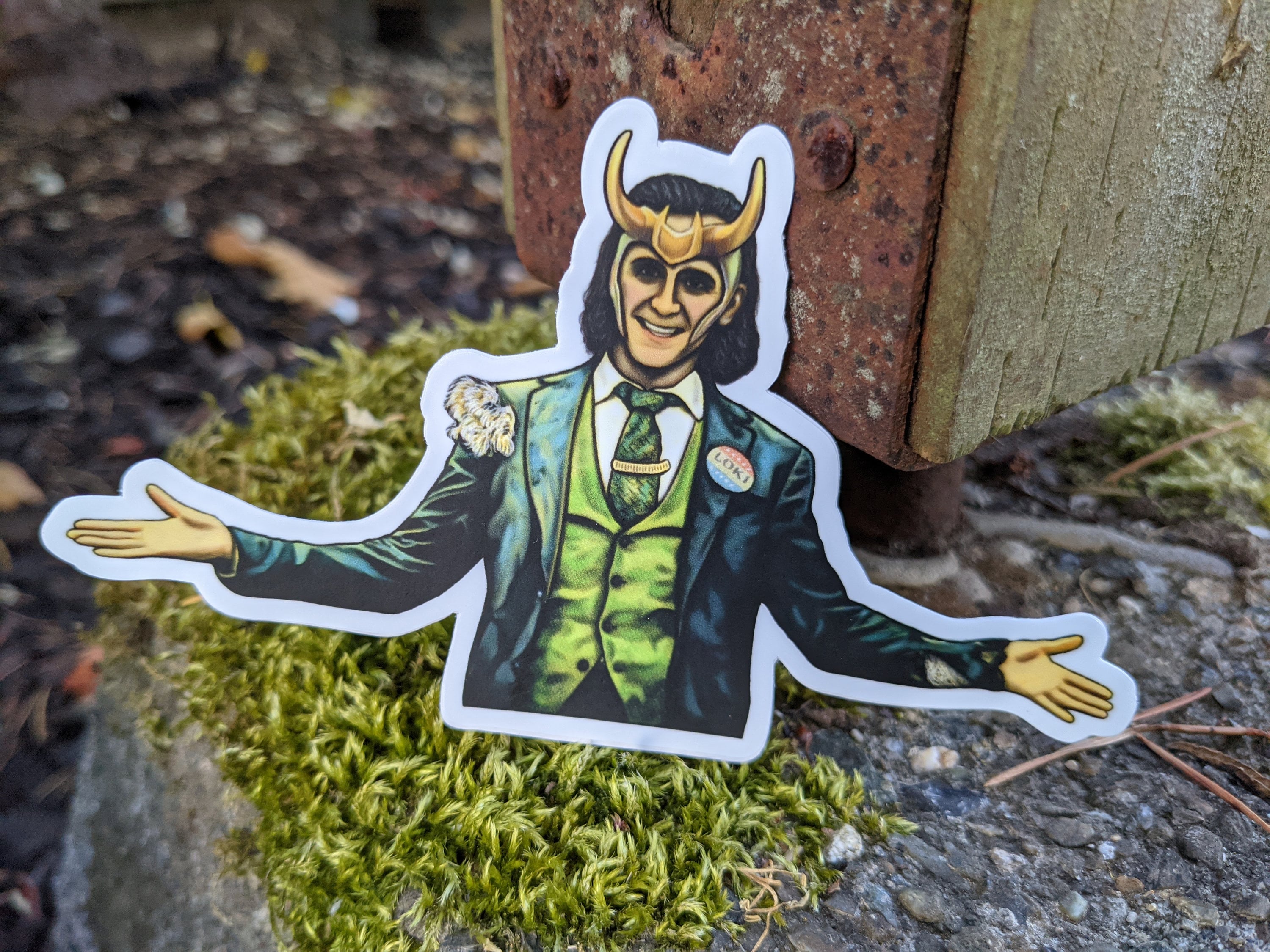 Loki Series two Variants Vinyl Stickers - Etsy