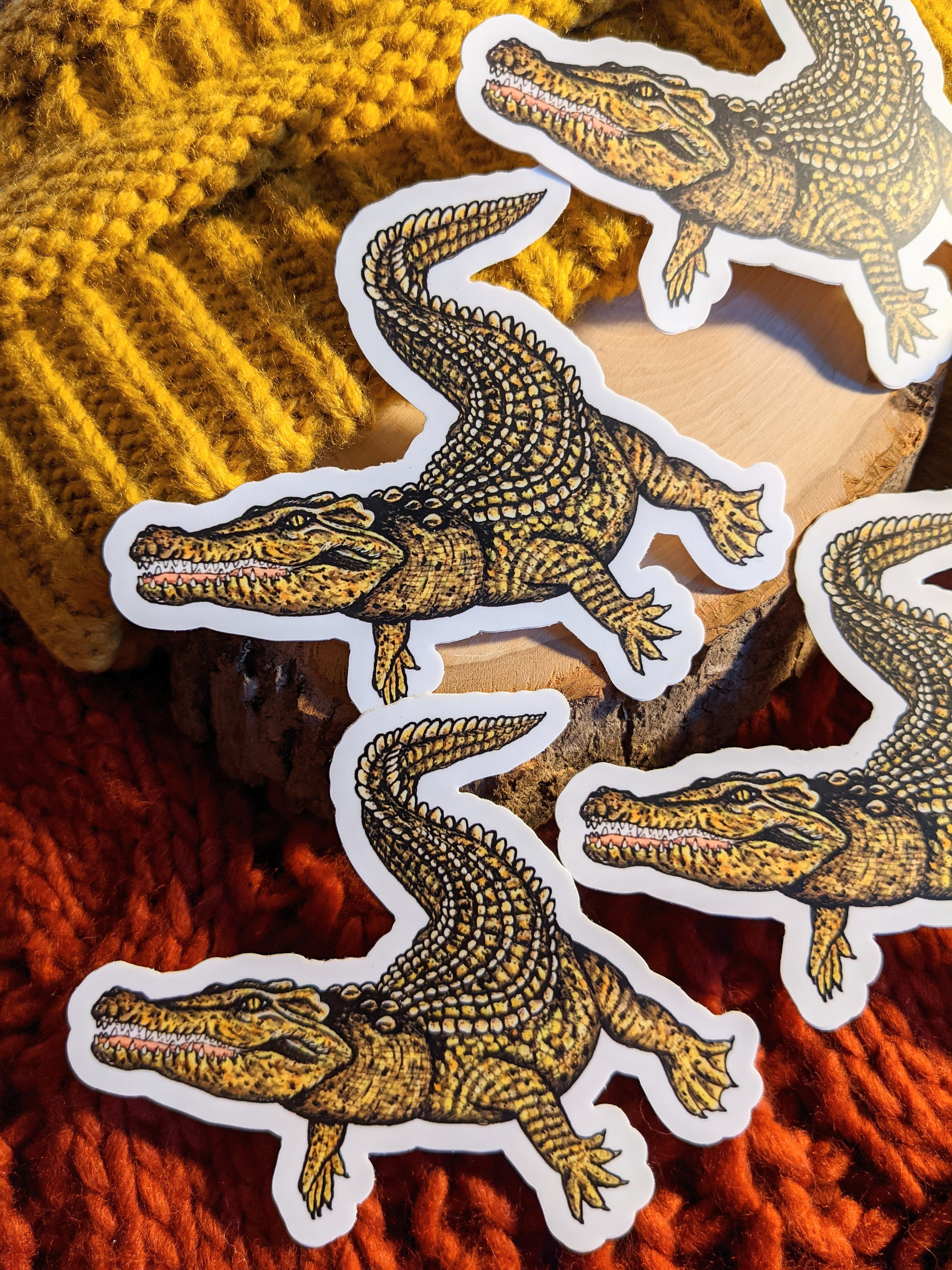 Alligator Vinyl Sticker - Etsy