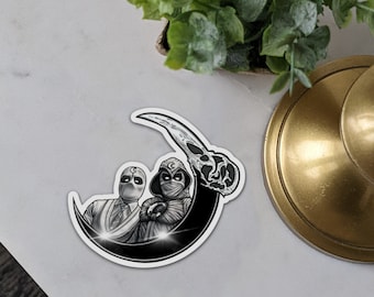 Steven With a V Moon Knight Sticker, Float Like Butterfly Sting Like ...