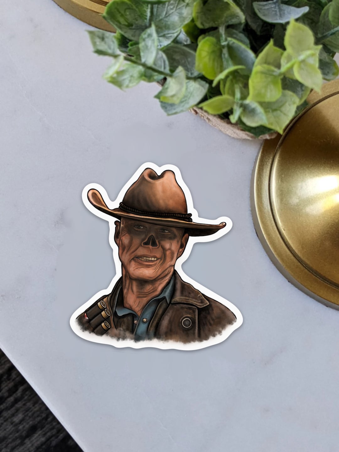 The Ghoul/cooper Howard (FO) Vinyl Sticker - Etsy