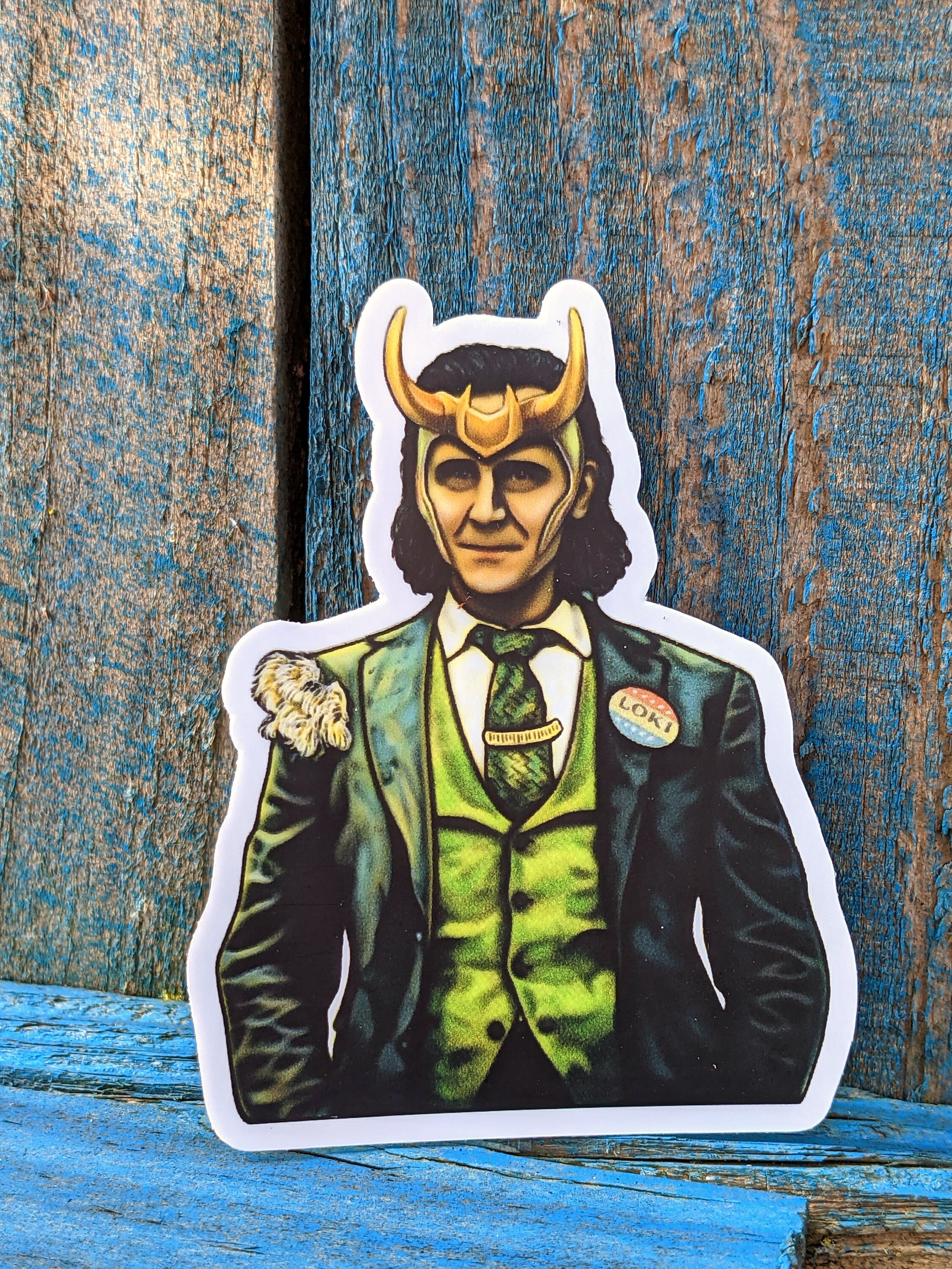 Loki Series two Variants Vinyl Stickers - Etsy