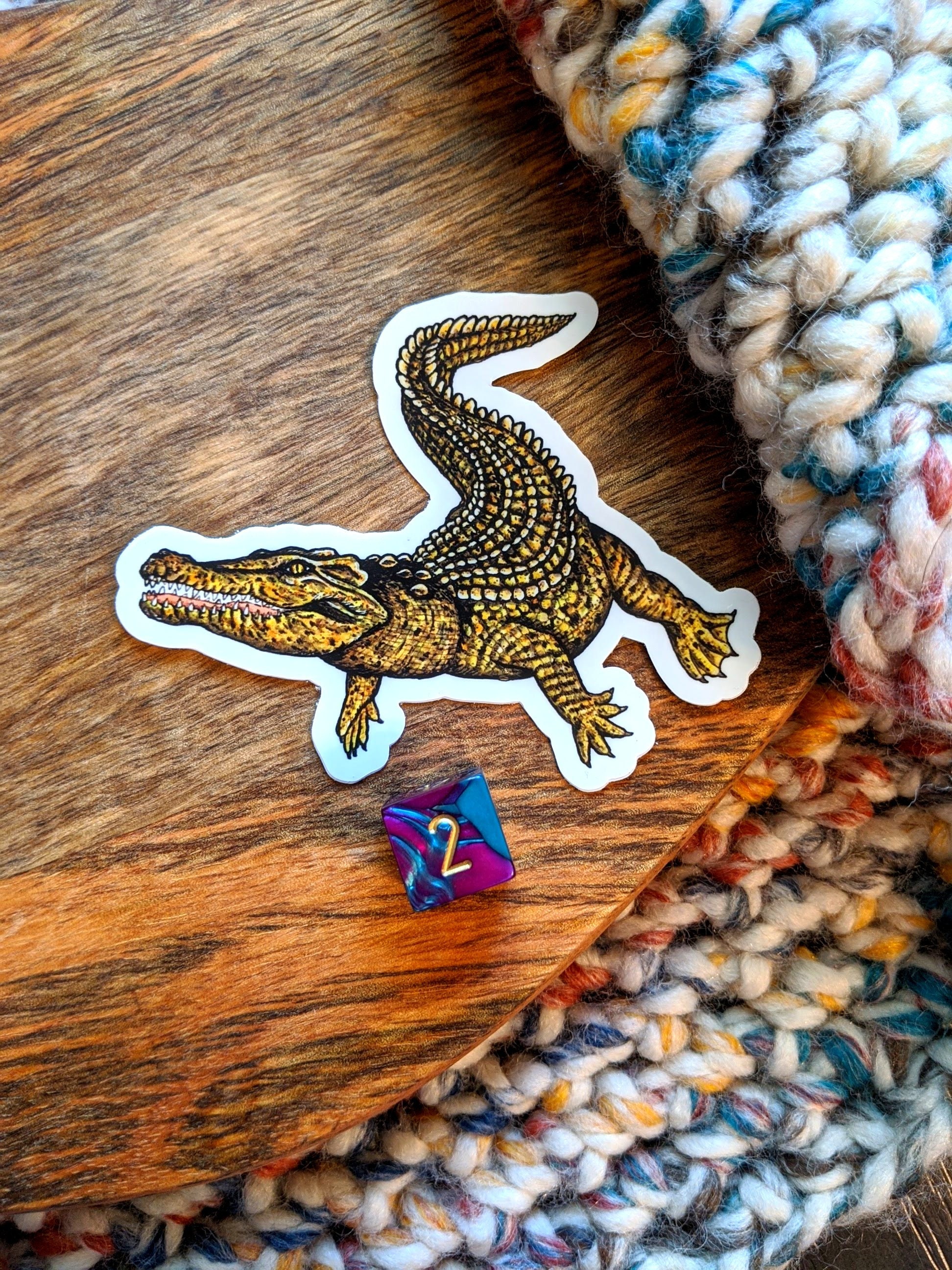 Alligator Vinyl Sticker - Etsy
