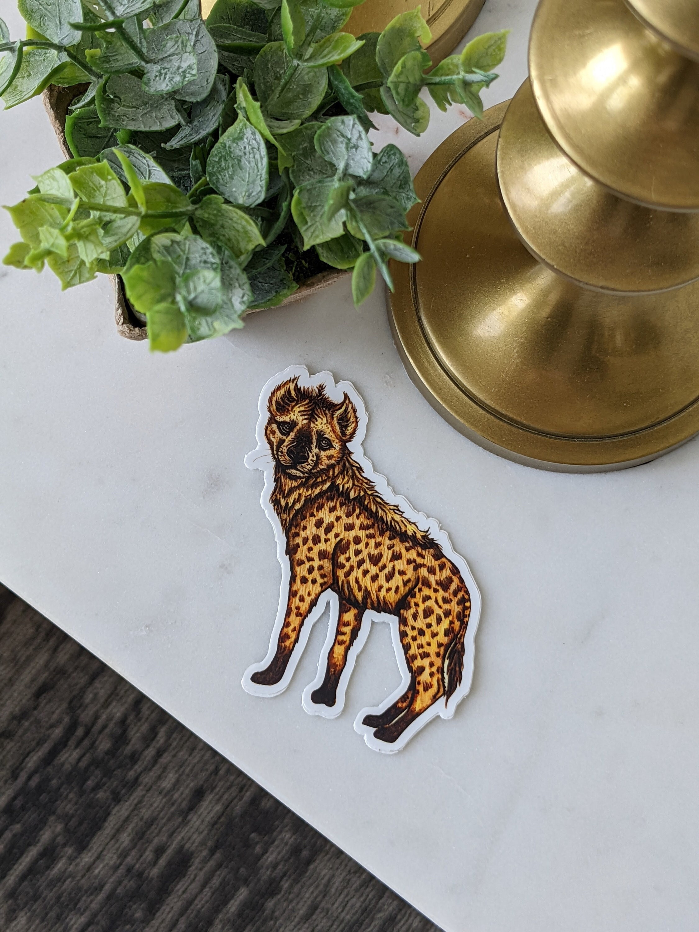 Hyena Vinyl Sticker - Etsy