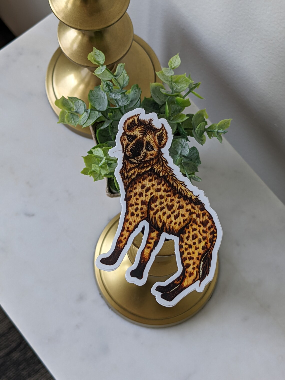 Hyena Vinyl Sticker - Etsy