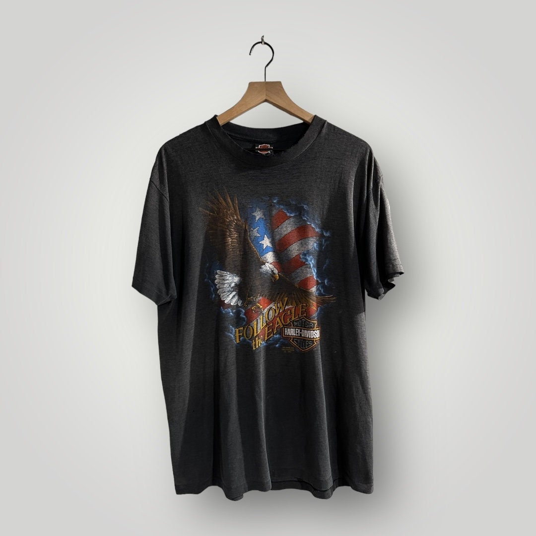 VINTAGE '91 Harley Davidson Shirt - Etsy