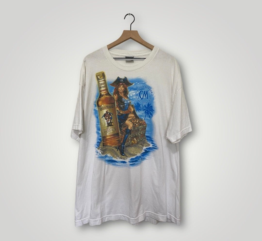 VINTAGE Captain Morgan Shirt - Etsy