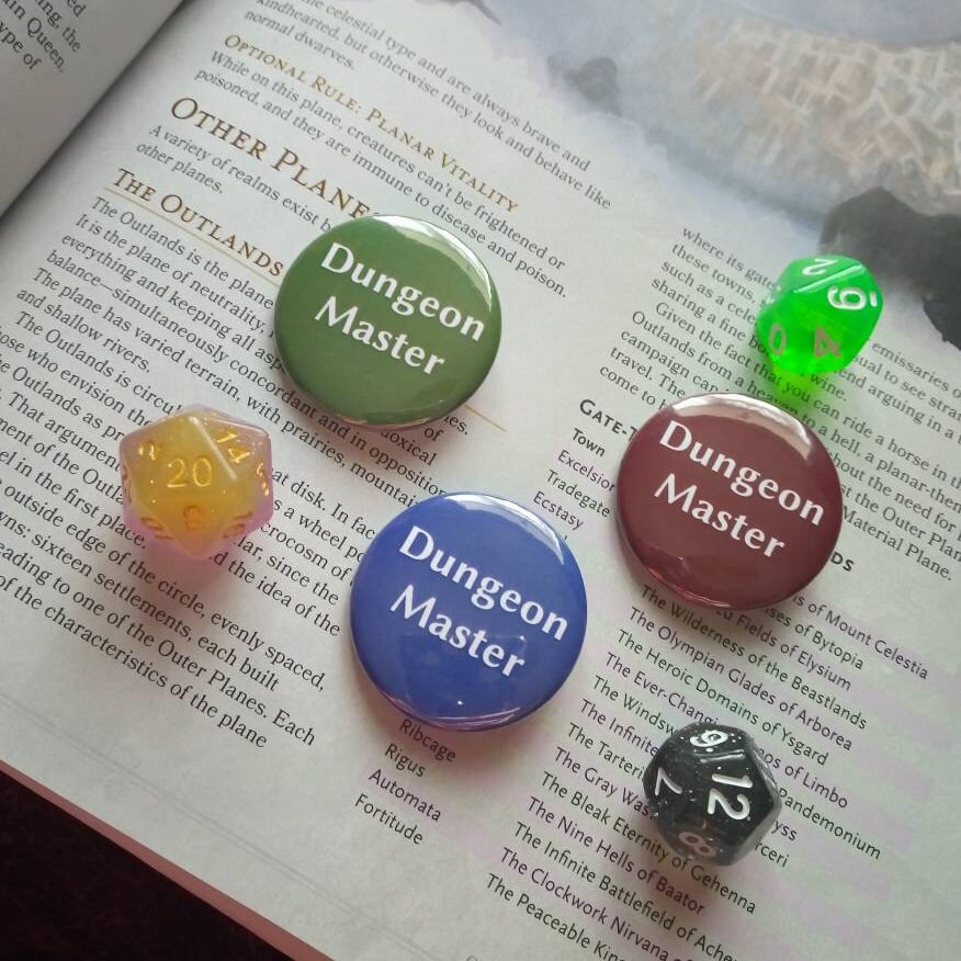 Mystery Badge Bundle Dungeons Dragons Themed 38mm Button Badges Mystery Badge Bundle Dungeons Dragons Themed 38mm Button Badges