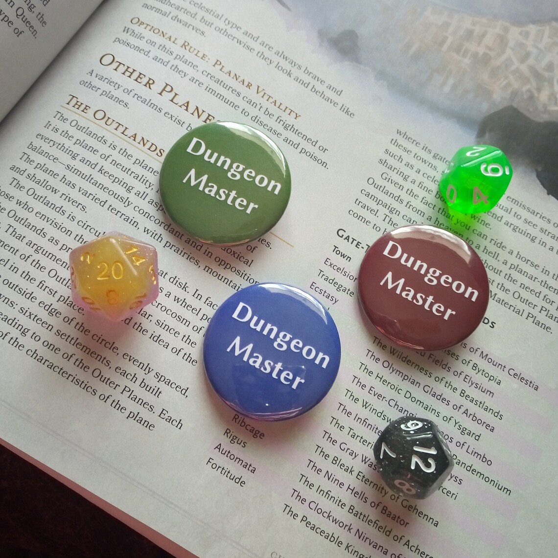 Dungeon Master 38mm Button Badge Dungeons and Dragons DnD | Etsy
