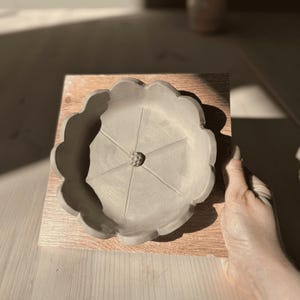 Flower Bowl Slab Building Template, Flower Plate Template, Slab ...