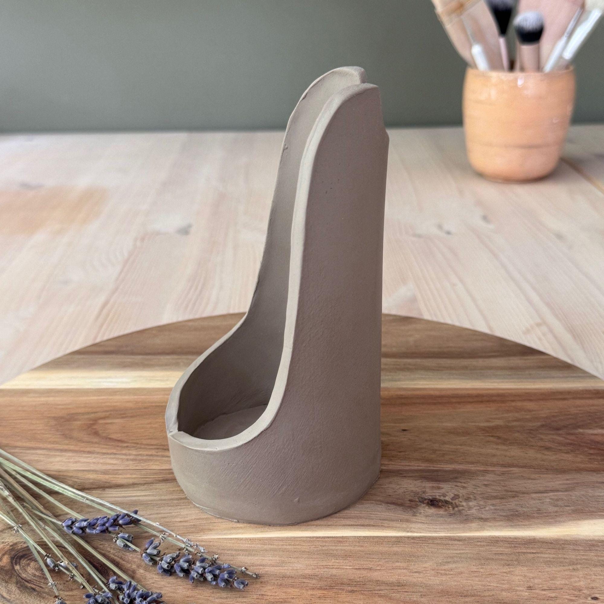 Spoon Rest Slab Building Template, Spoon Holder Printable Pattern, Slab ...