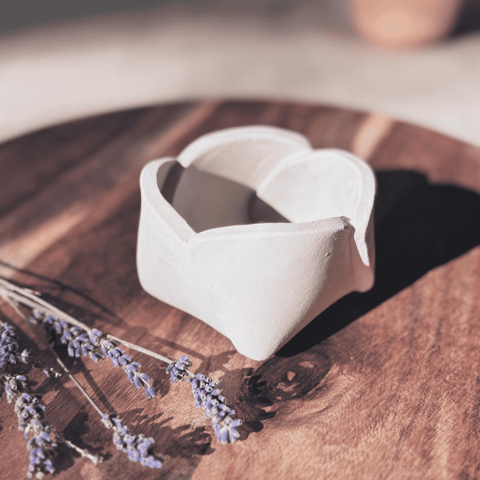 Origami Ice Cream Bowl Pottery Template, Slab Building, Flower Design ...