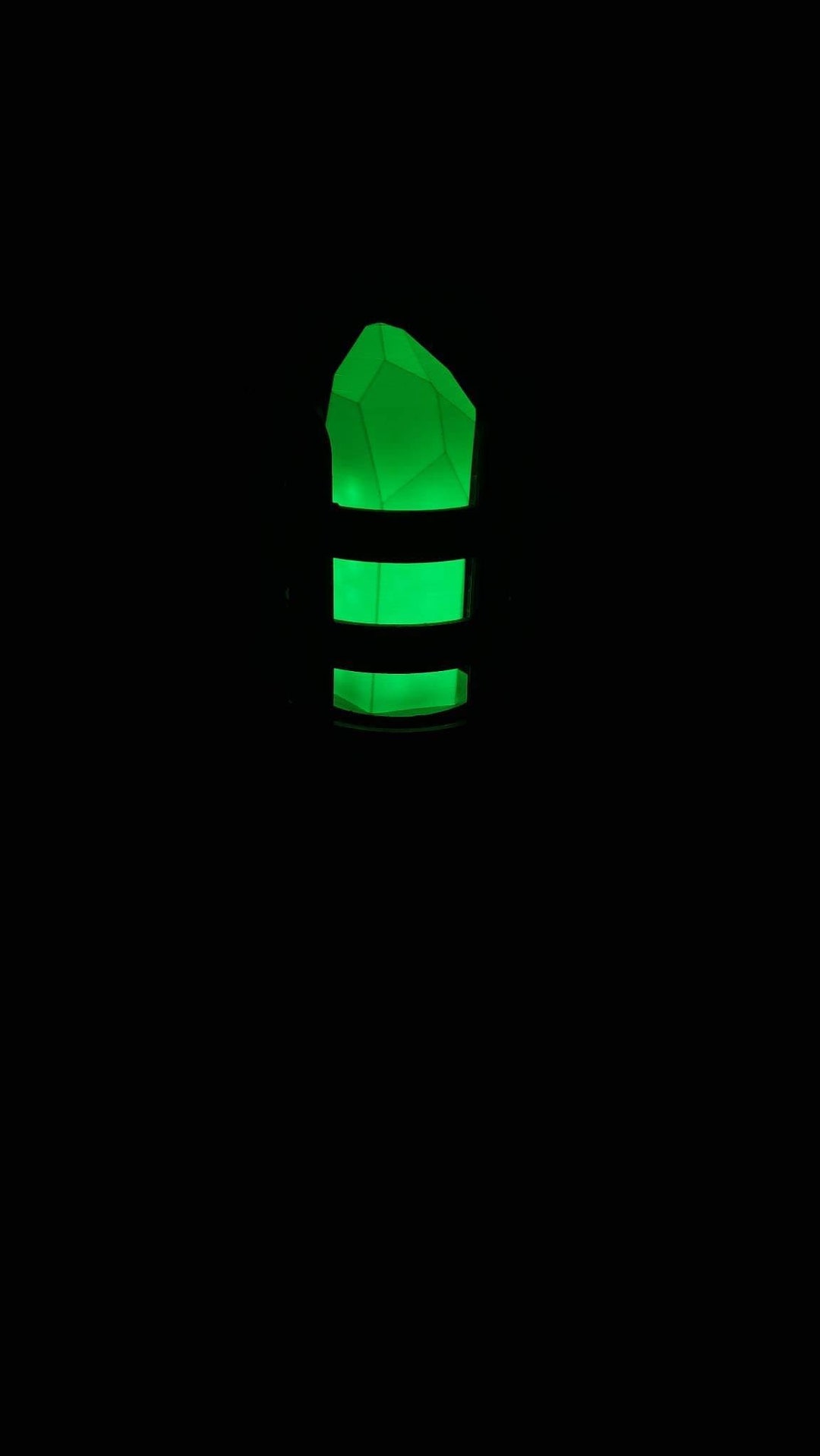 Green Stone Medieval LED Torch for Larp torch With Battery - Etsy