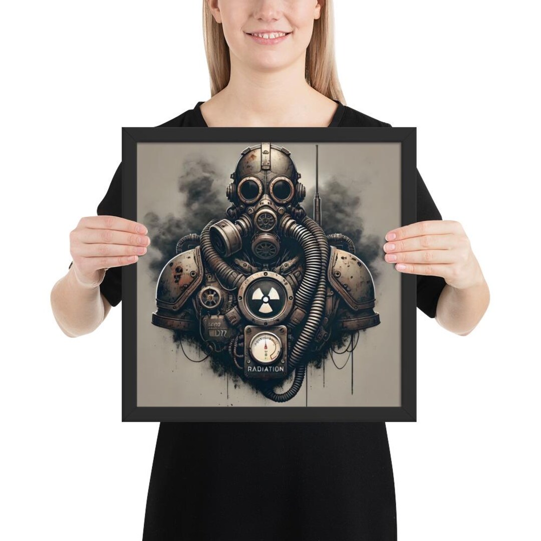 Radiation Soldier Poster With Frame Poster With Frame - Etsy