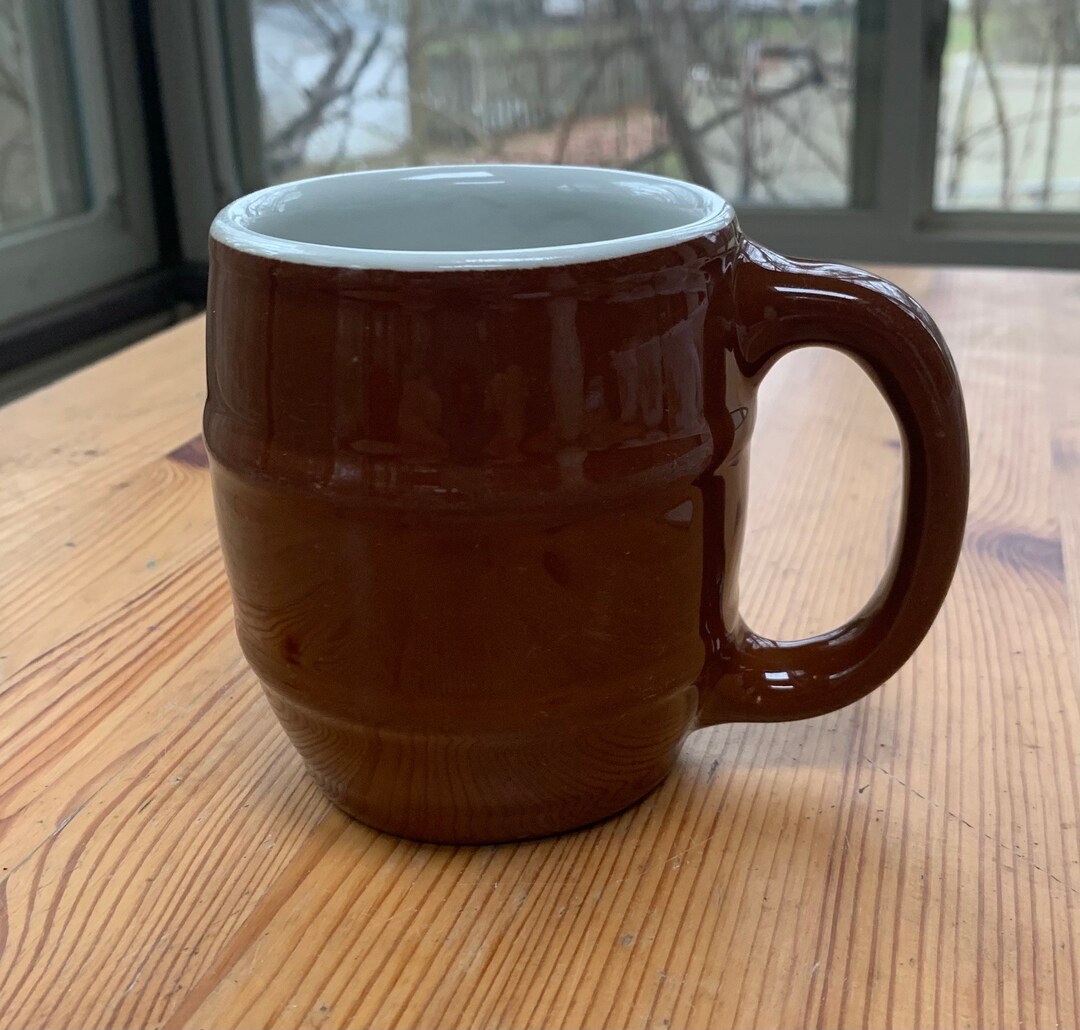 Vintage Hall China Barrel Mug 536 - Etsy