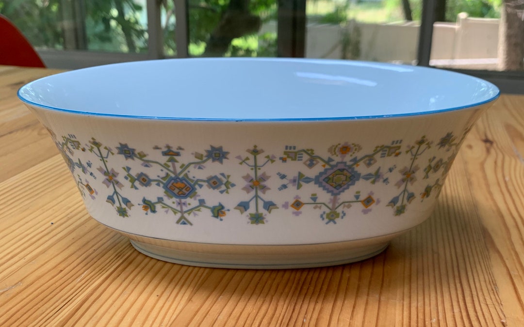 Sango China Vegetable Bowl/Casserole in Nordic Crown Pattern 3801 - Etsy.de
