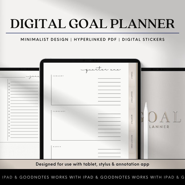 Goal Setting Stickers - Etsy