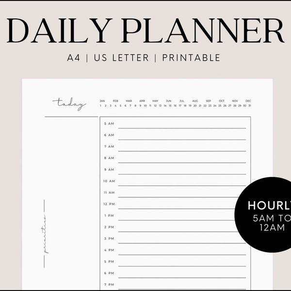 5am Daily Printable - Etsy