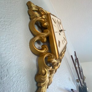 Vintage Syroco Clock - Etsy