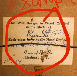 Vintage Mid Century House of Ran Su Art - Etsy