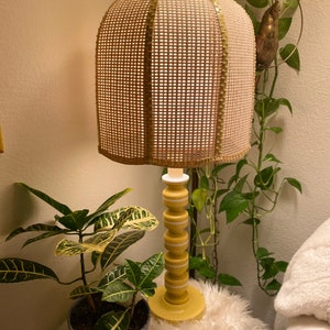Mellow Yellow Vintage Lamp Set - Etsy