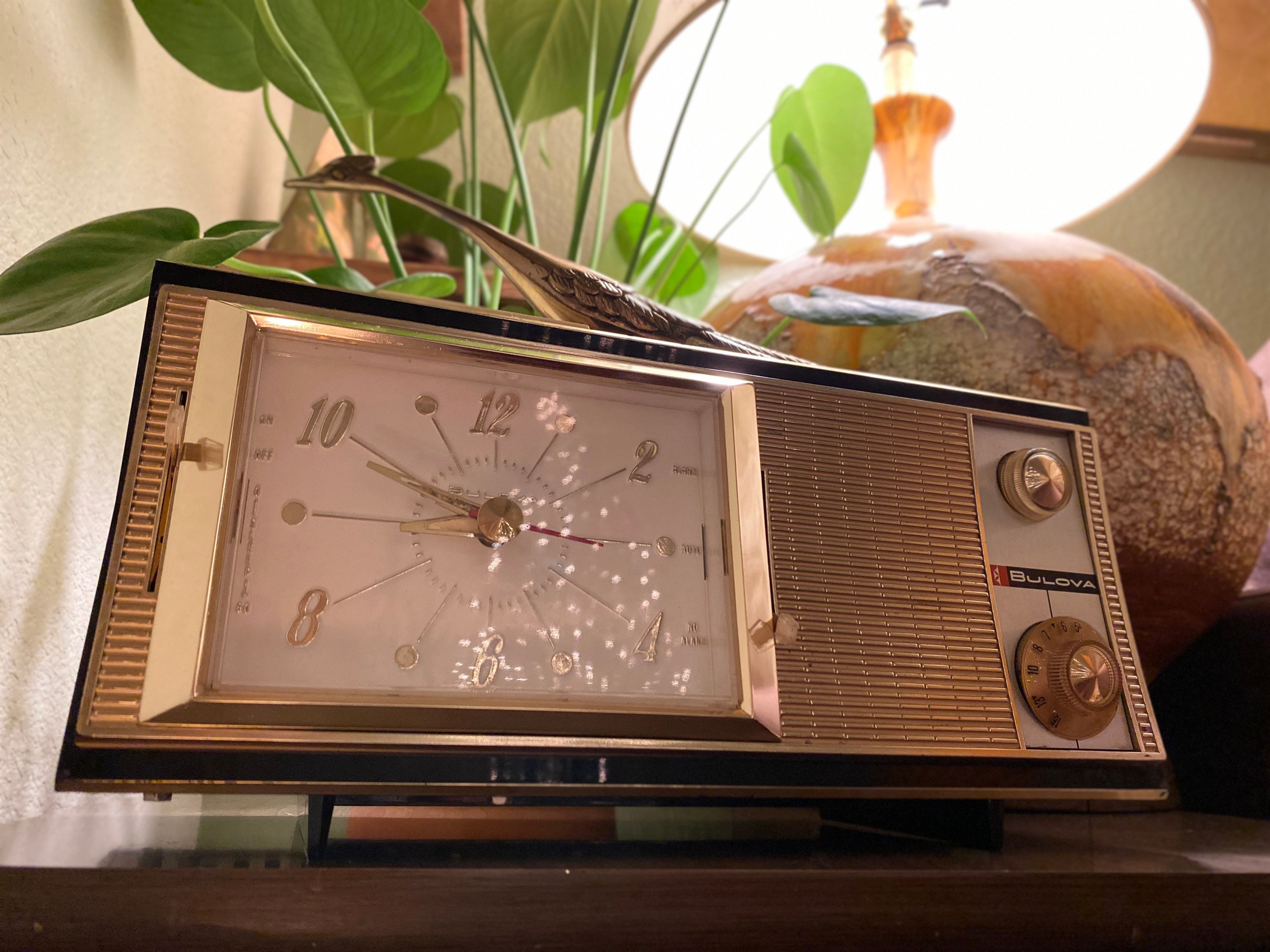 Vintage Bulova Clock Radio - Model 400 Series - Etsy