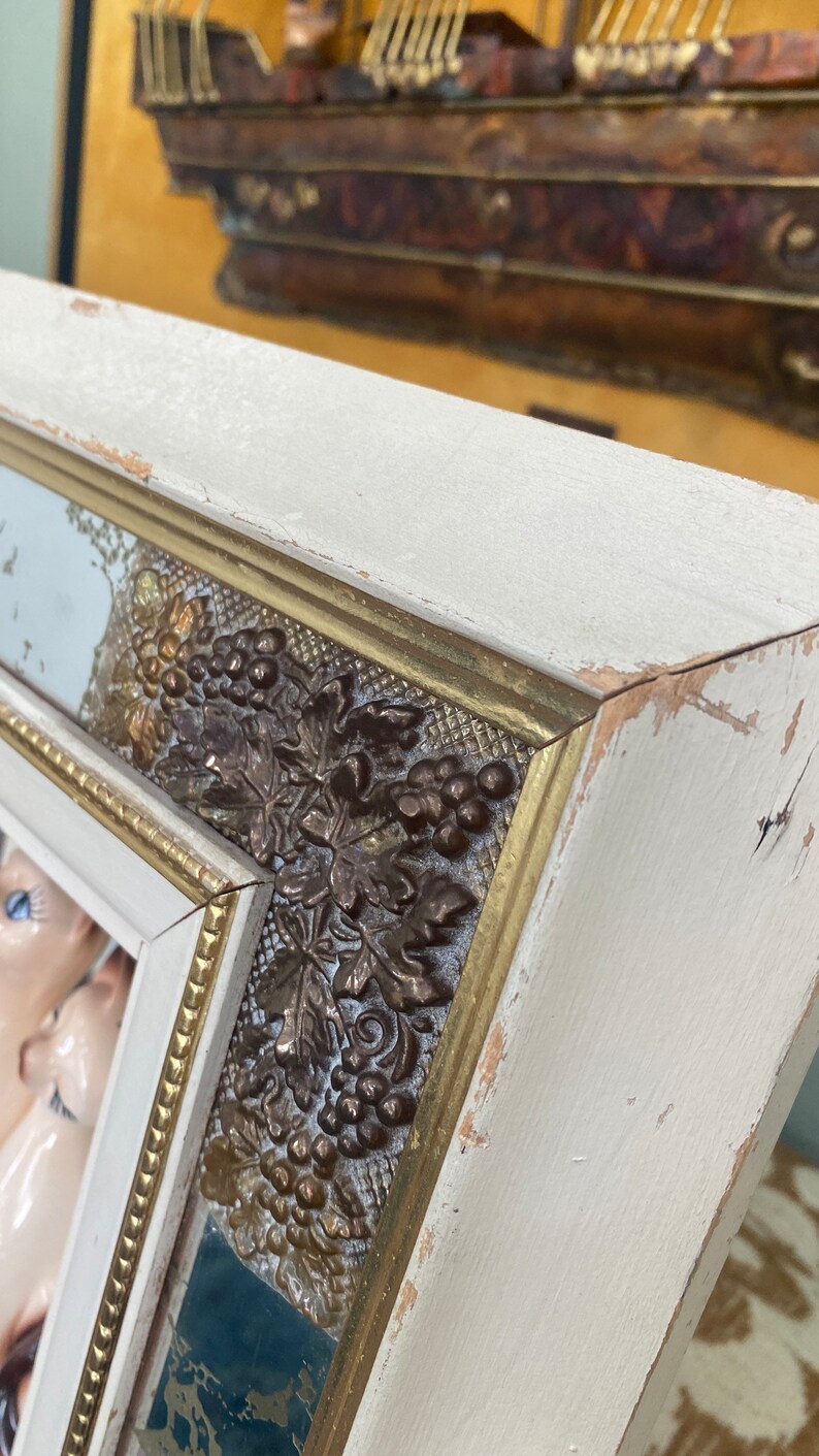 Mirrored Wall Shelf Shadow Box Frame Hollywood Regency Mid - Etsy