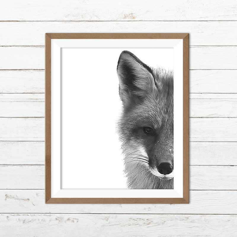 Printable Fox - Etsy