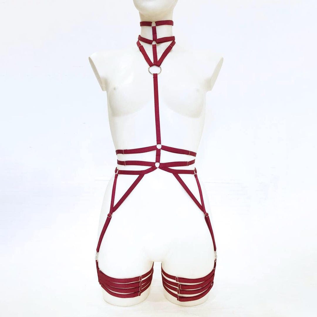 Full Body Lingerie Harness Thigh Harness Booty Harness Female Sex