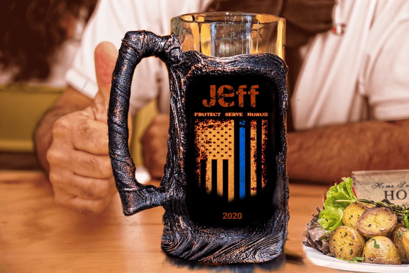 Police Officer Beer Mug Set With Gift Box-unique 3D Lava - Etsy Israel