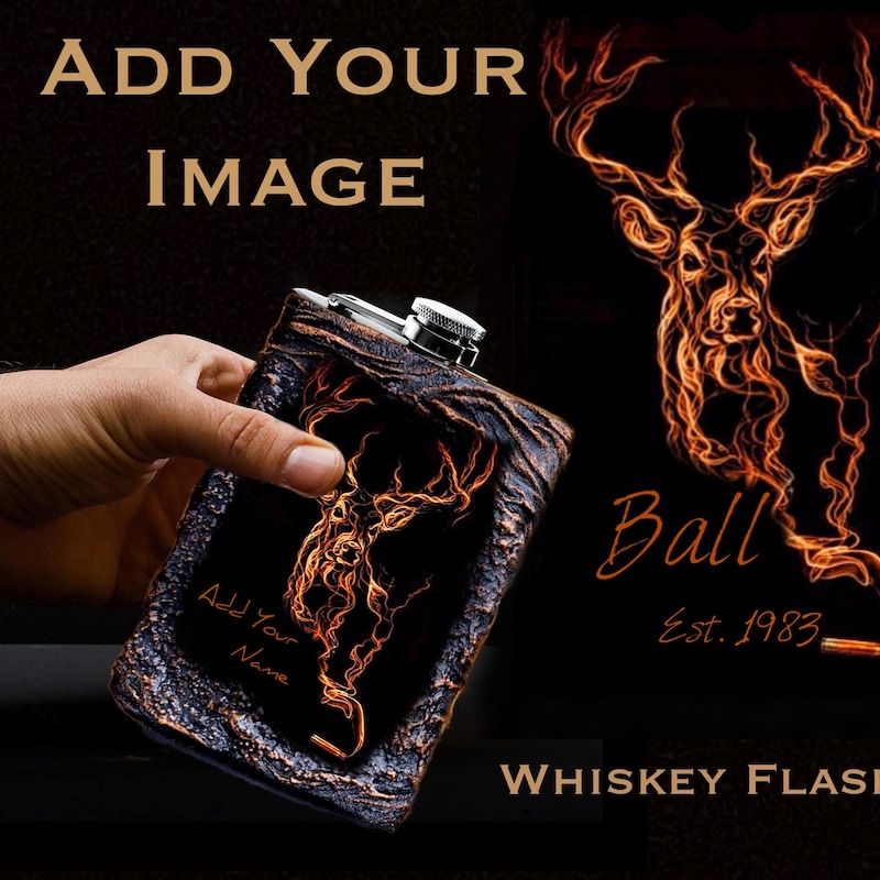 Hunting Flask - Etsy