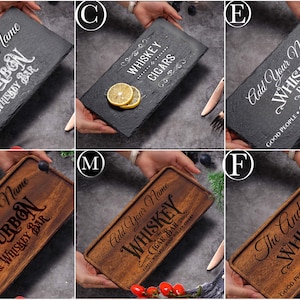 Custom Whiskey Label Decanter Set With Gift Box Personalized Wedding ...