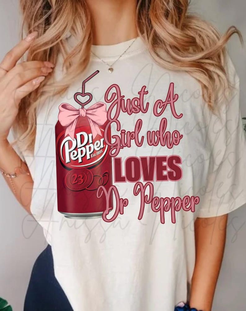 Dr Pepper Girl PNG/ Dr Pepper Png - Etsy