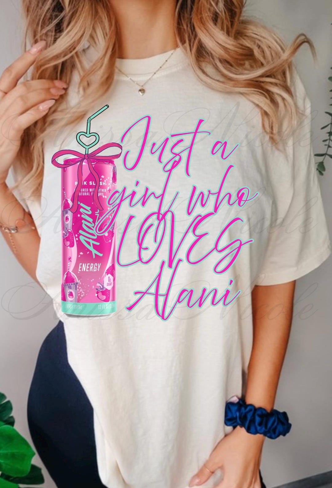 Alani Lover PNG: Girl's Graphic Tee Design (digital Download) - Etsy