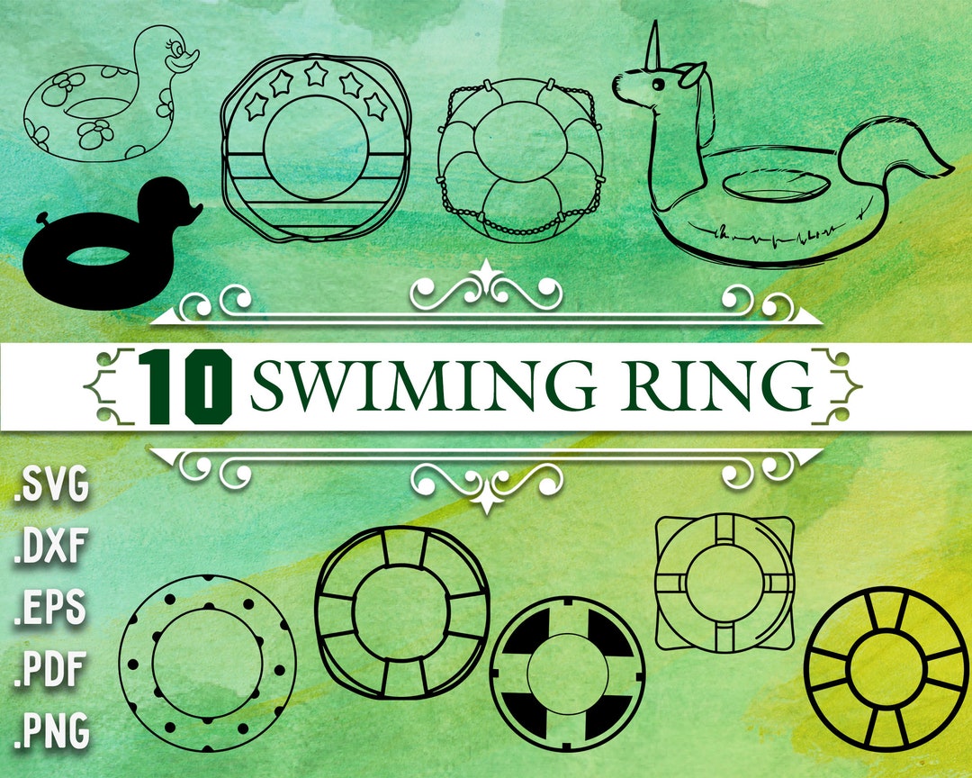 SWIMING RING SVG, Swim Ring Svg, Swim Ring Svg Bundle, Logo Svg ...
