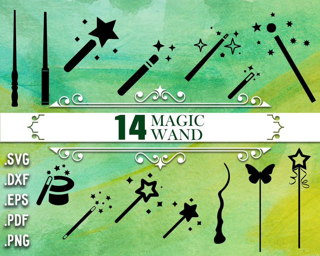 MAGIC WAND SVG, Magic Wand, Magic Svg, Magic, Wand, Svg Files, Magic ...