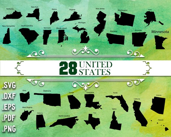 UNITED STATES SVG Usa Svg America Svg American Flag Svg 50 | Etsy