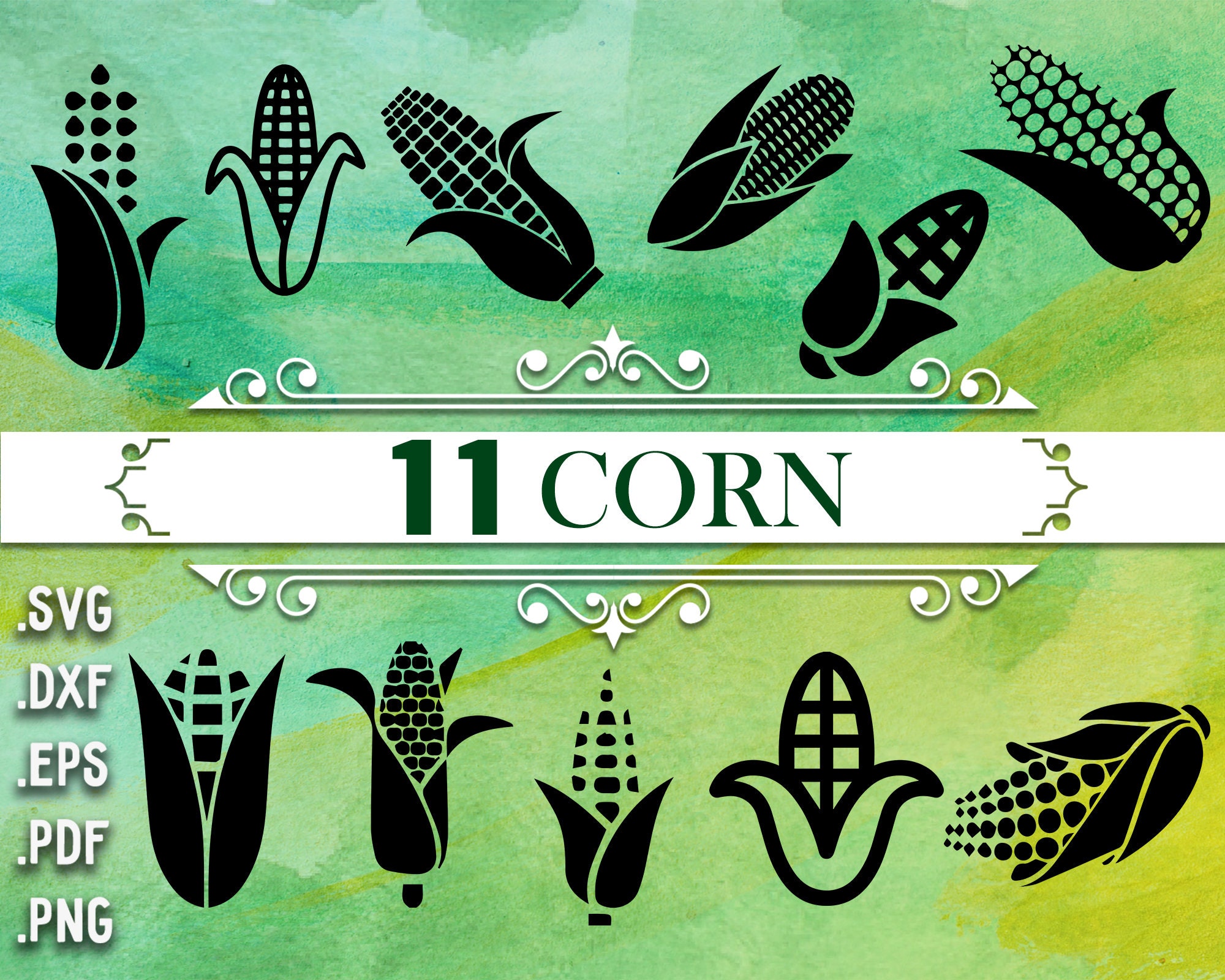 CORN SVG, Svg Files for Cricut, Candy Corn, Candy Corn Clipart, Candy ...