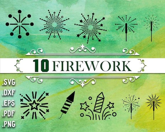 FIREWORK SVG Patriotic Svg Firework Firework Silhouette | Etsy