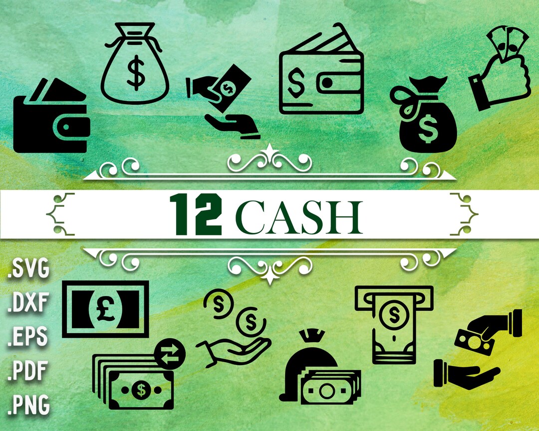 CASH SVG, Cash, Money Svg, Cash Svg, Money Sign Svg,cash Envelope,cash ...