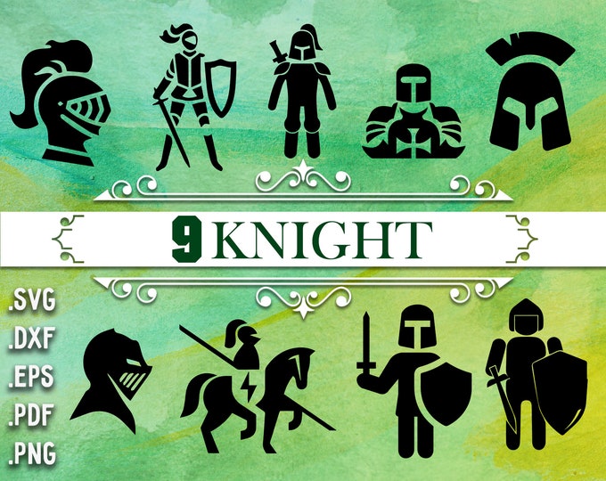 KNIGHT SVG, Knight Svg, Knight Clipart, Svg Cutting Files, Knight ...