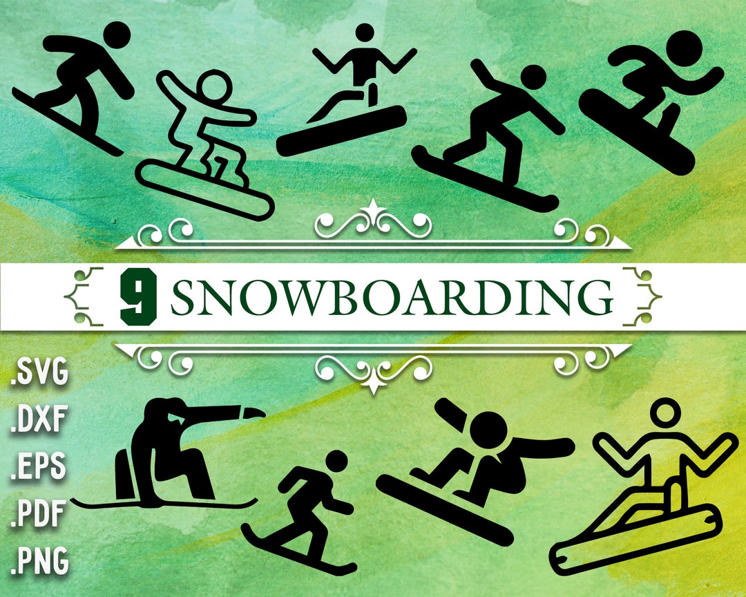 SNOWBOARDING SVG, Snowboard Svg, Snowboard, Snowboarding, Snowboarder ...