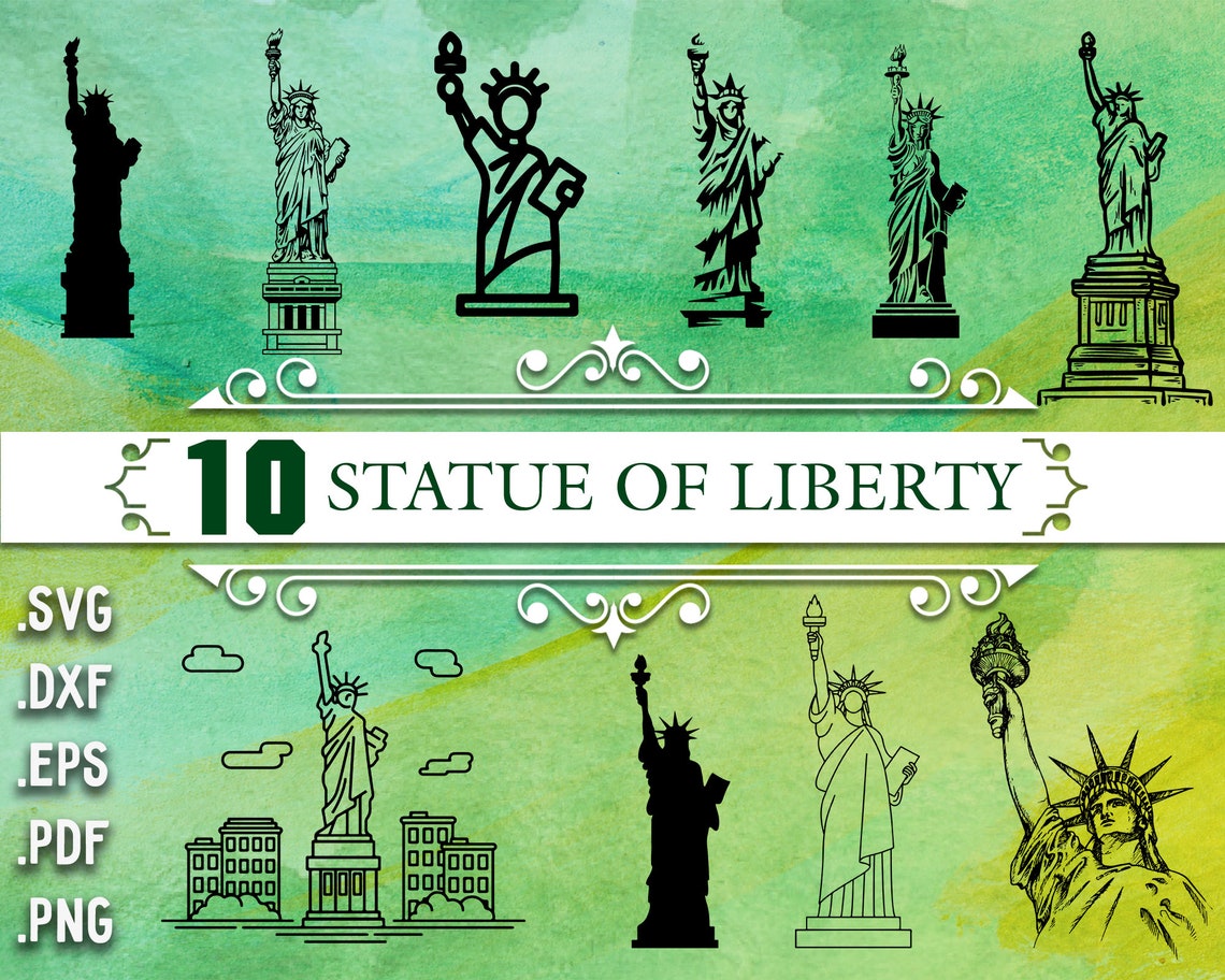 STATUE OF LIBERTY Svg, Statue of Liberty, 4th of July Svg, Liberty Svg ...