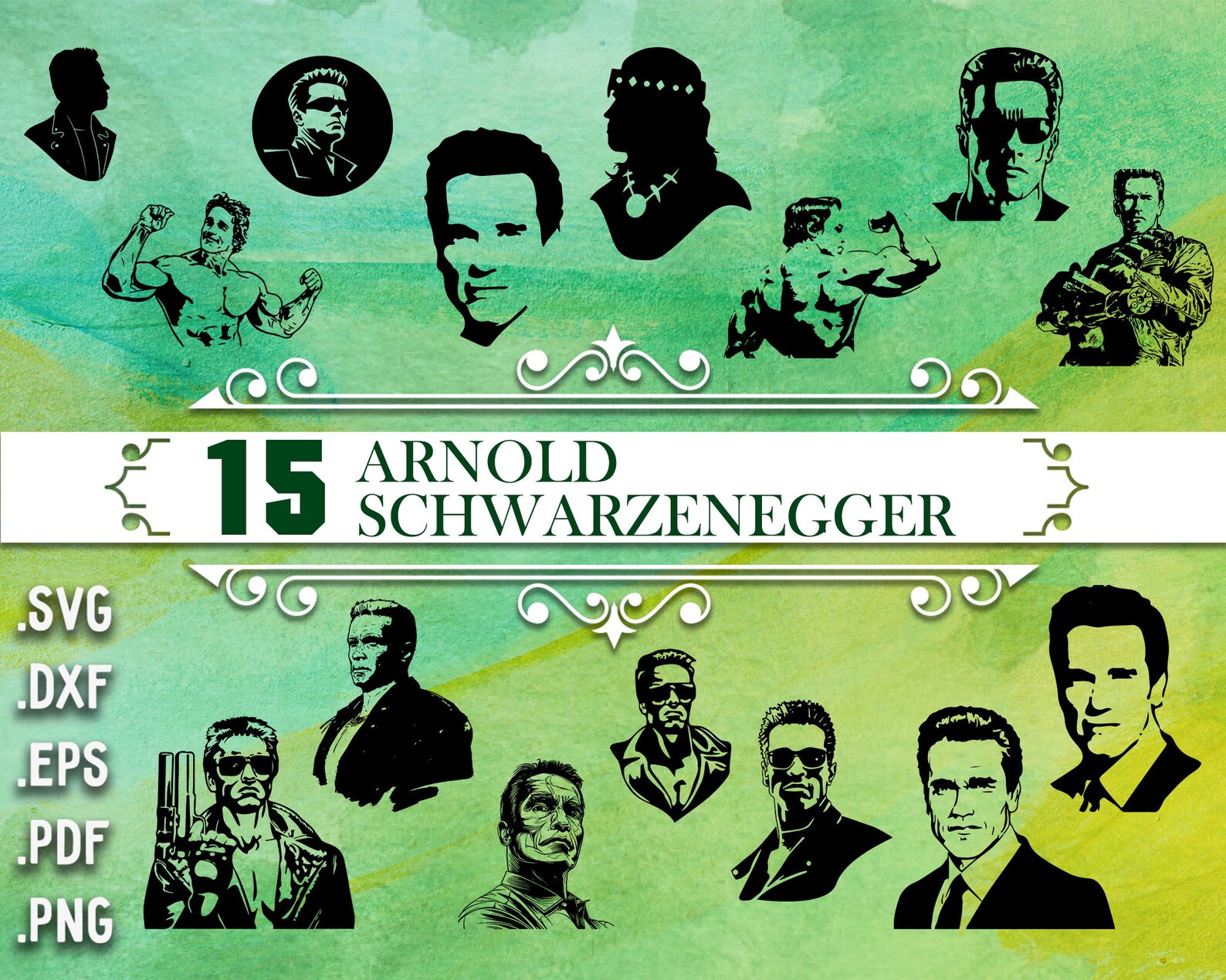 ARNOLD SCHWARZENEGGER SVG, Schwarzenegger Svg, Svg for Cricut, Arnold ...