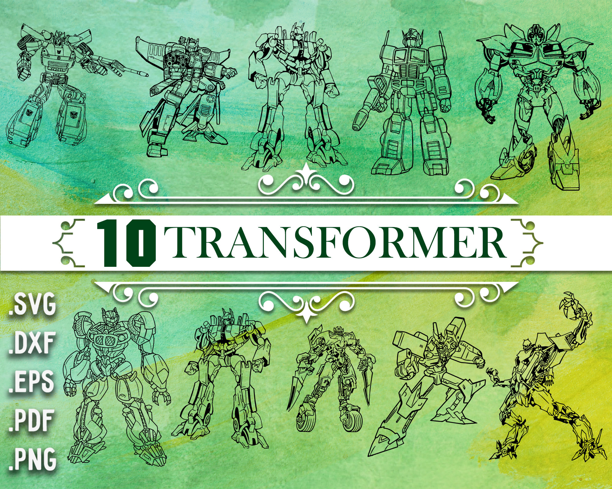 TRANSFORMER SVG, Transformer Svg, Bumblebee Svg, Autobot Svg, Autobots ...