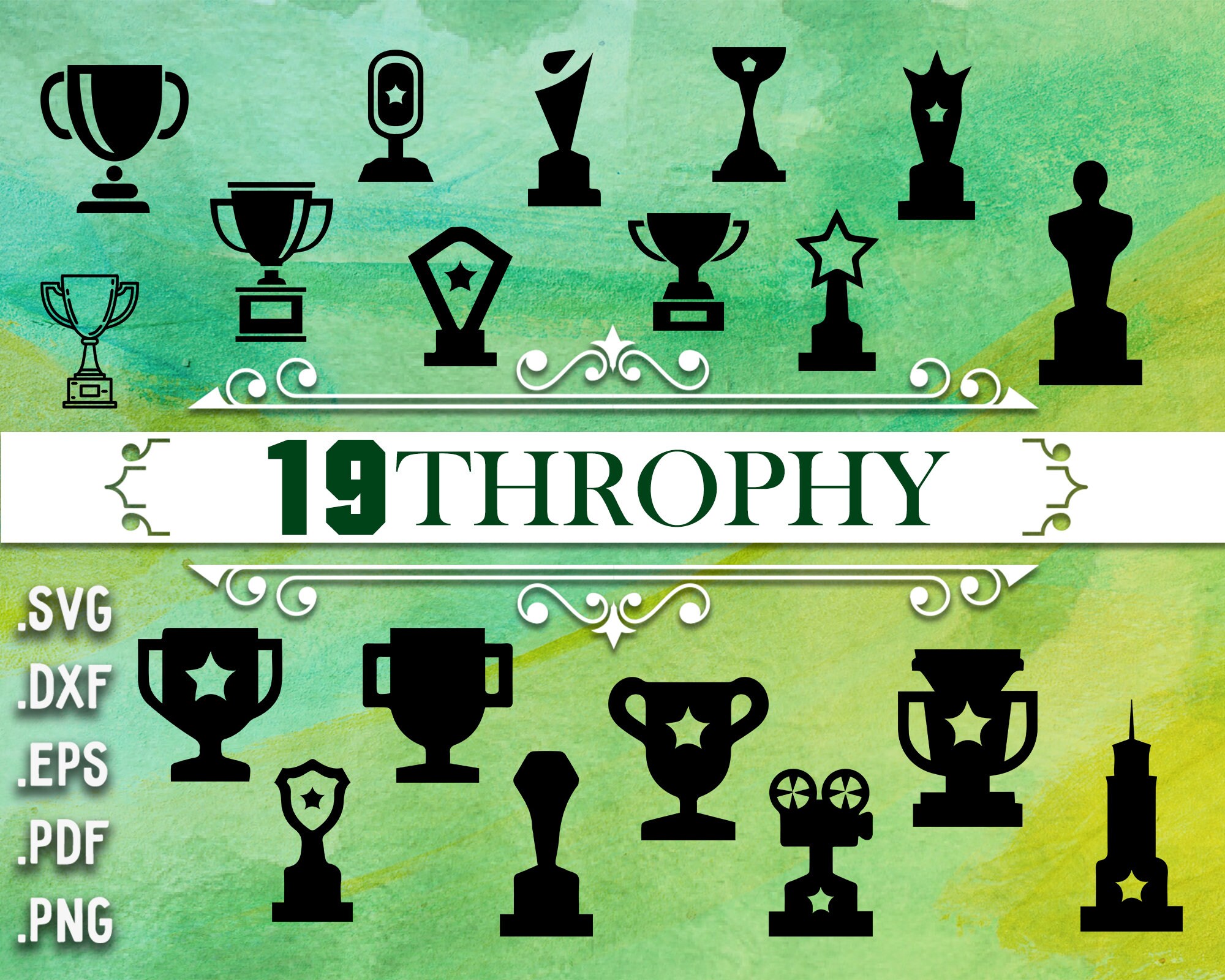 TROPHY SVG, Award Svg, Trophy Clipart, Trophy, Trophy Cup Svg, Svg ...